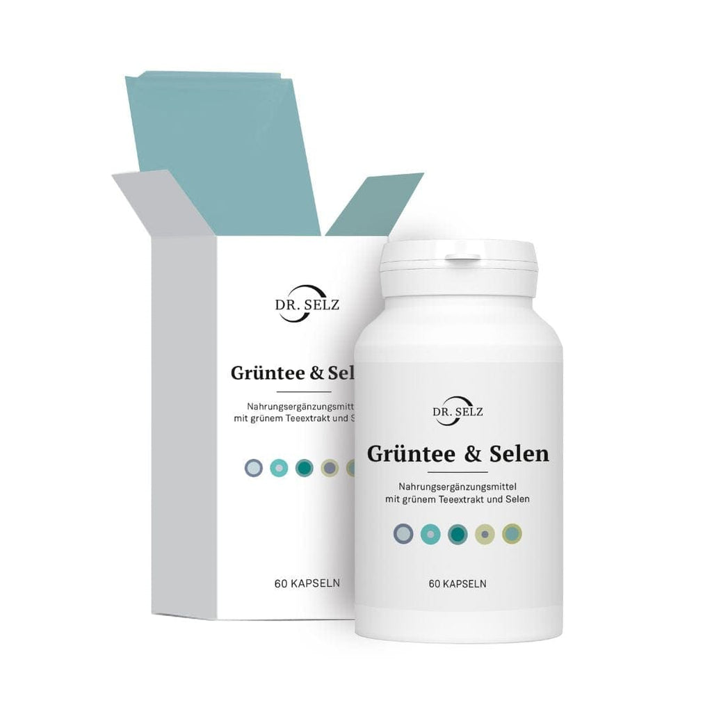 Green tea & selenium capsules – Dr. Selz GmbH